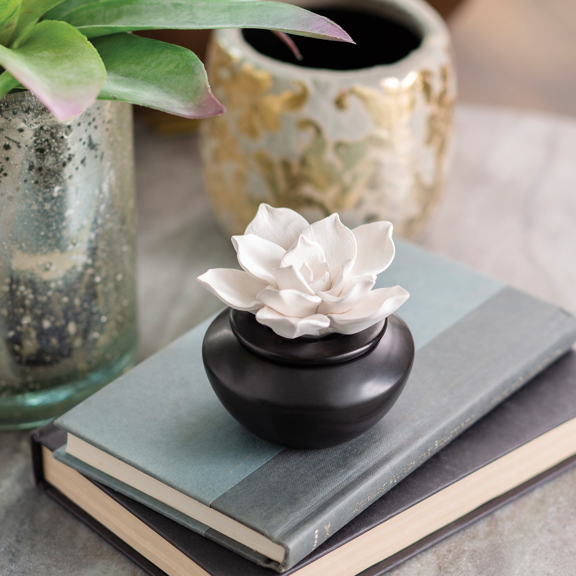 Gardenia Porcelain Passive Diffuser – Candle Warmers Australia